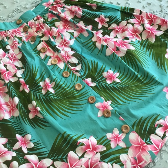 Skirts Pin Up Tropical Skirt And Halter Set Poshmark